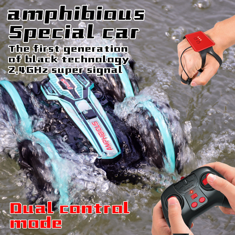 Amphibious Dual Mode 4 Channels Boat RC Car 2.4G Radio Remote Control ...