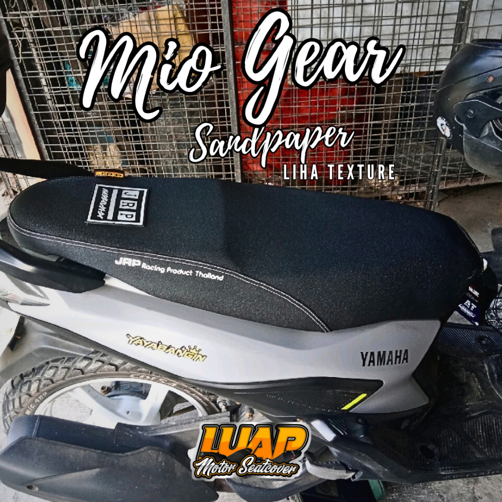 Mio Gear JRP Liha Sandpaper May Tahe Makapit Motorcycle Seat Cover ...