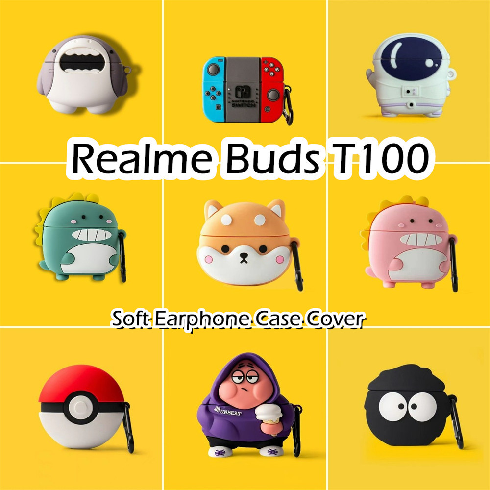 【Discount】 For Realme Buds T100 Case Innovation Cartoon Soft Silicone ...