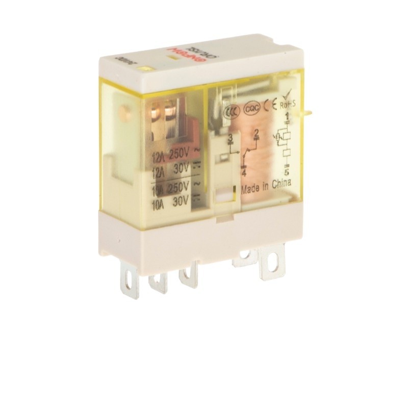 ONPOW China Red Wave Small intermediate electromagnetic relay with lamp ...