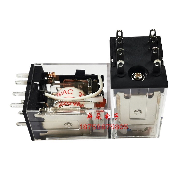 Zhengtai intermediate relay 220V AC 12V small electromagnetic switch DC24V AC 8 feet 14 feet 380 ...