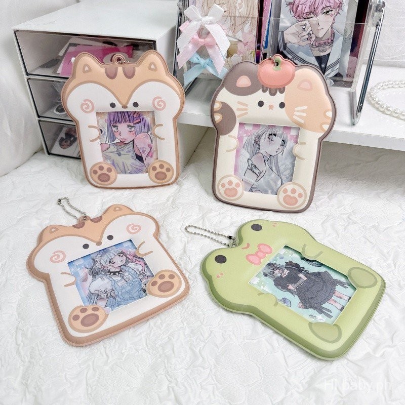PVC Cartoon Cute Card Holder Photo Meal Card Bus Pass Storage, Girl ...