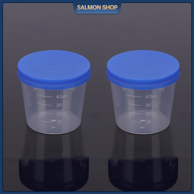 50pcs 40ml Disposable Urine Specimen Cup Clamshell Urine Cup Urine ...