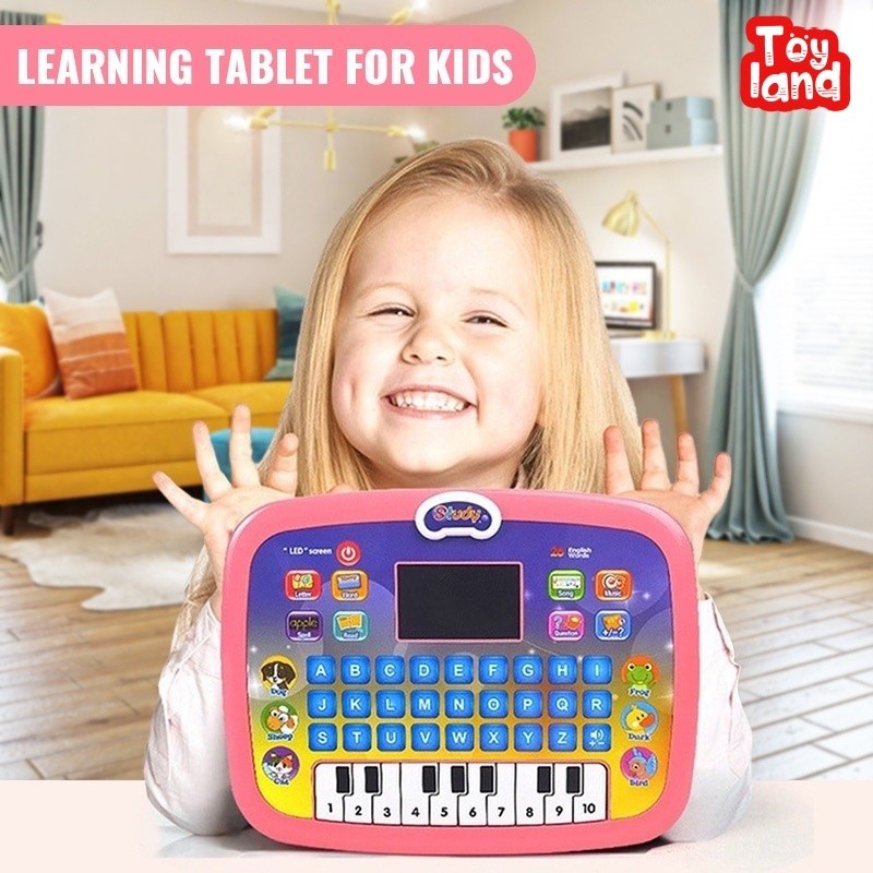 Kids Educational Learning Computer Tablet Learning Toys 3+ Baby ...