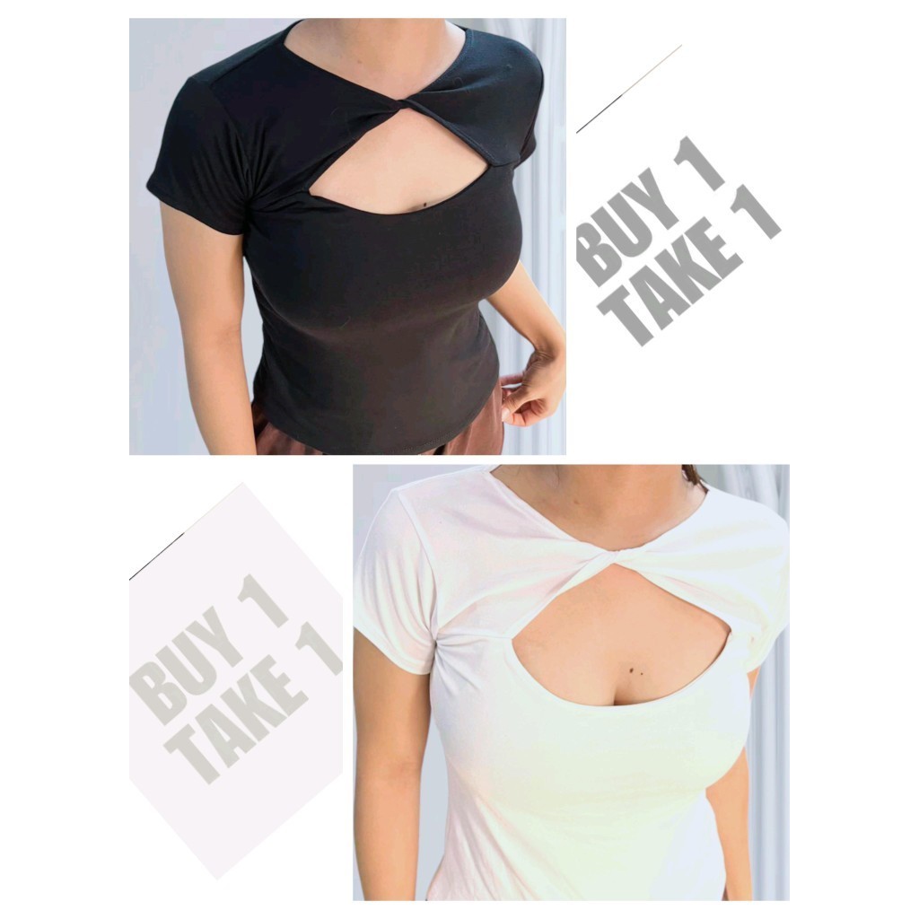 Buy 1 take 1 Roll neck Double Lining Full length Body Hugging Tops casual | Shopee Philippines