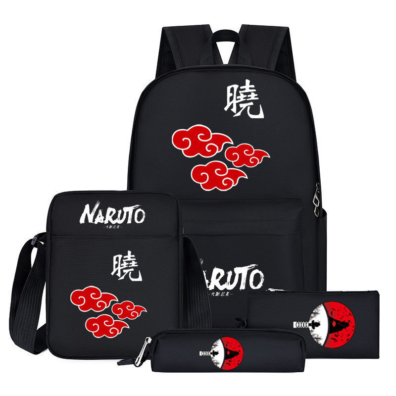 Naruto Schoolbag Naruto Uchiha Itachi Sasuke Kakashi Anime Peripheral ...