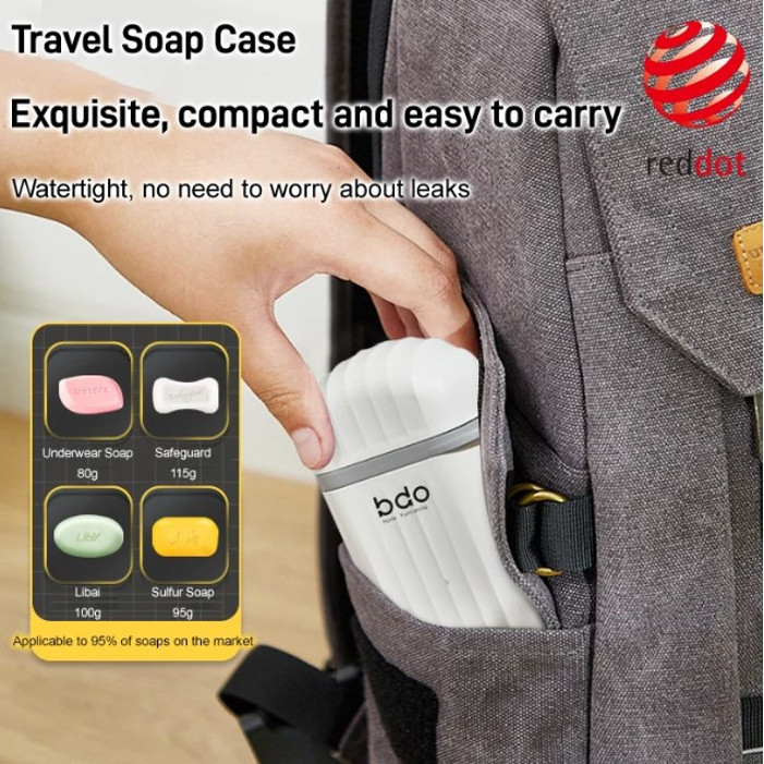 Transparent light luxury travel portable mini soap box sealed with lid ...