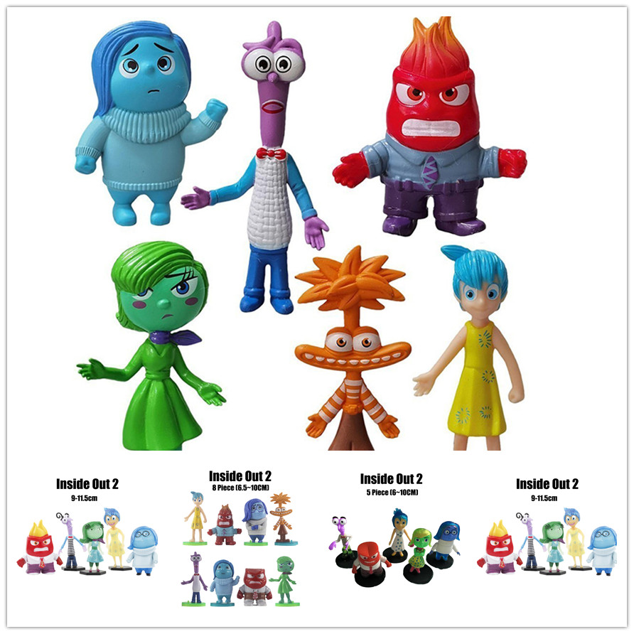 Inside Out Figure Toys Joy Sadness Fear Anger Disgust Inside Out 2 ...