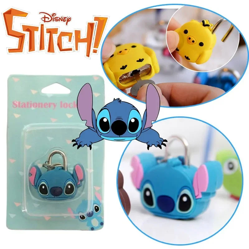 Disney-Stitch Metal Mini Padlock, Creative Cute Security, Anti-theft ...