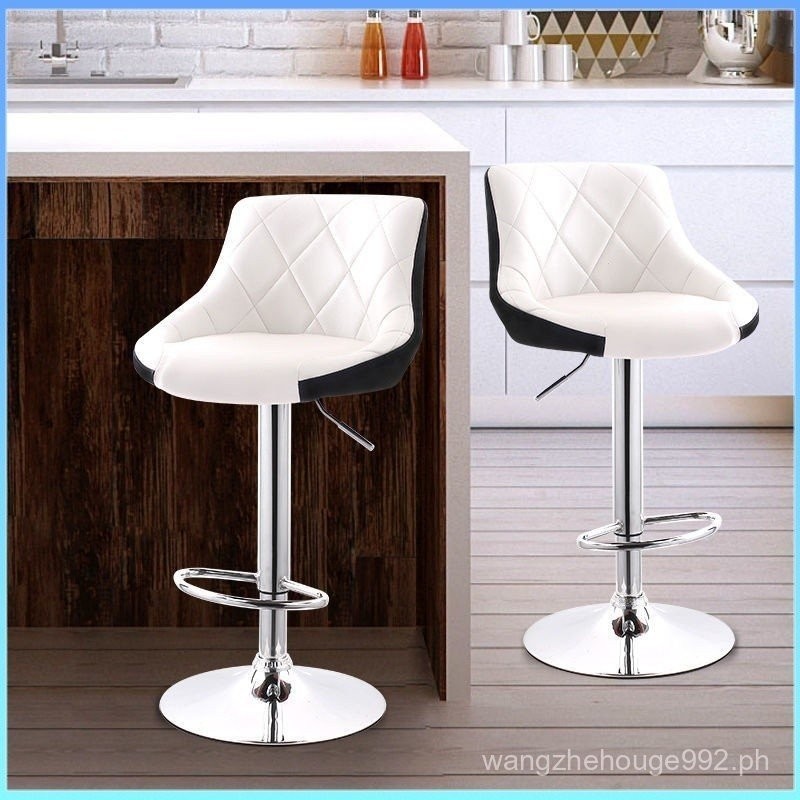 bar chair Household high stools lift high stools backrest bar stools ...