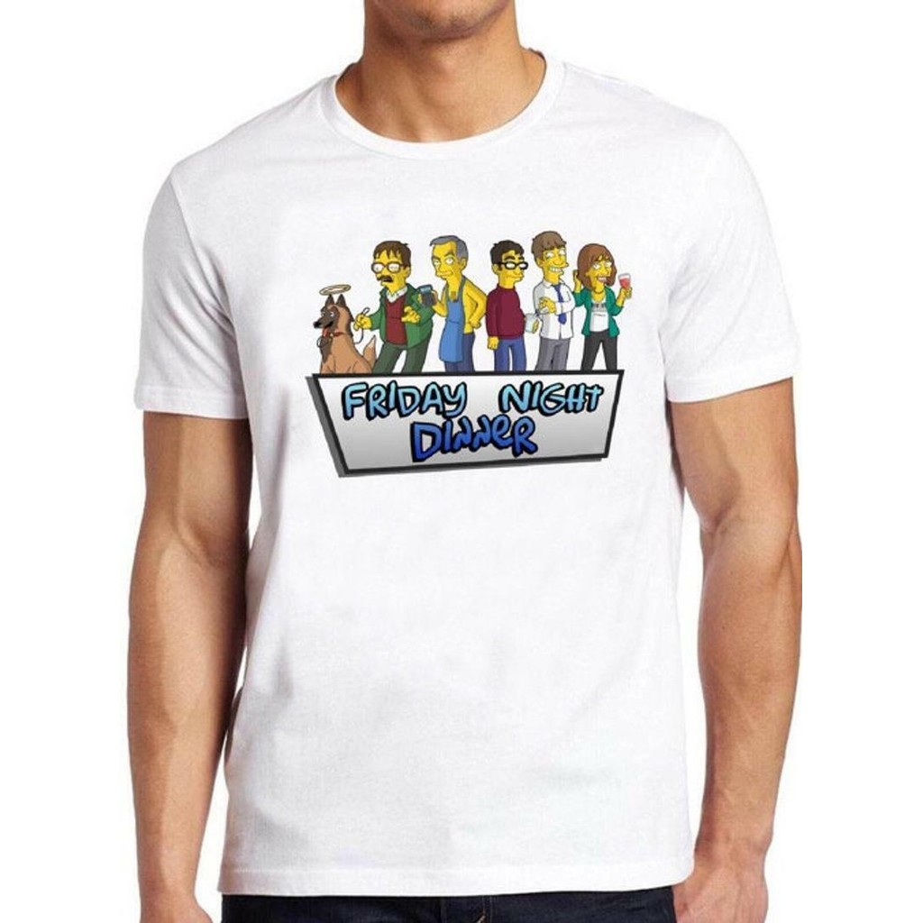 Friday Night Dinner Funny Comics Simpsons Jim Bell Shalom Unisex T ...