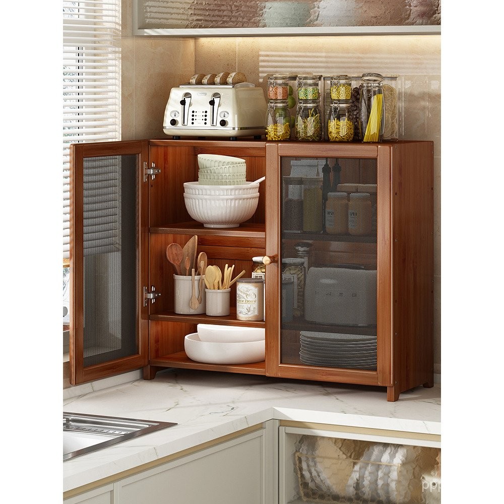 Bowl Cabinet Home Kitchen Countertop Breathable Screen Window Small ...