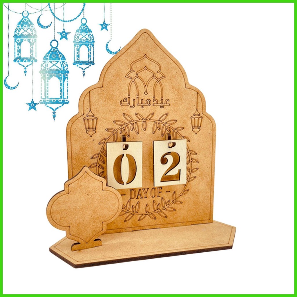 Middle East Festival Advents Calendars for Kids Wooden 2025 Countdown ...