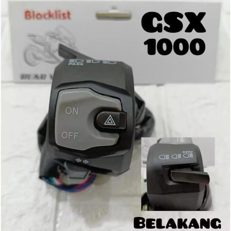 Domino Handle Switch With Hazard Light Switch For RAIDER150/NMAX/PCX ...