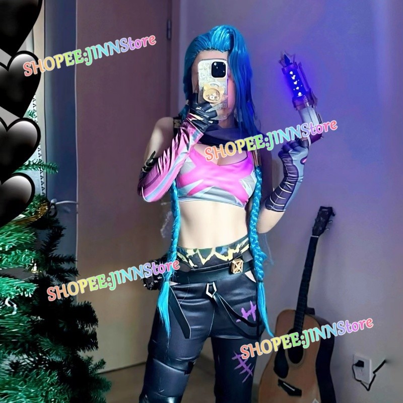 - JINN - League of Legends Arcane Fractured JINX POWDER Cosplay Costume ...