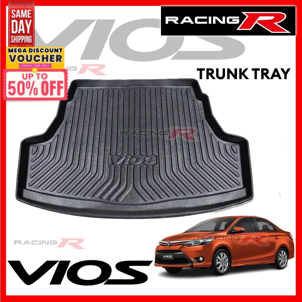 Toyota Vios 2014 to 2018 OEM Rear Cargo Trunk Tray Thailand Quality ...