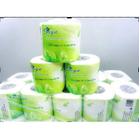 SUYA 10 rolls Green Tea Bathroom Tissue 100% Original 4ply | Shopee ...