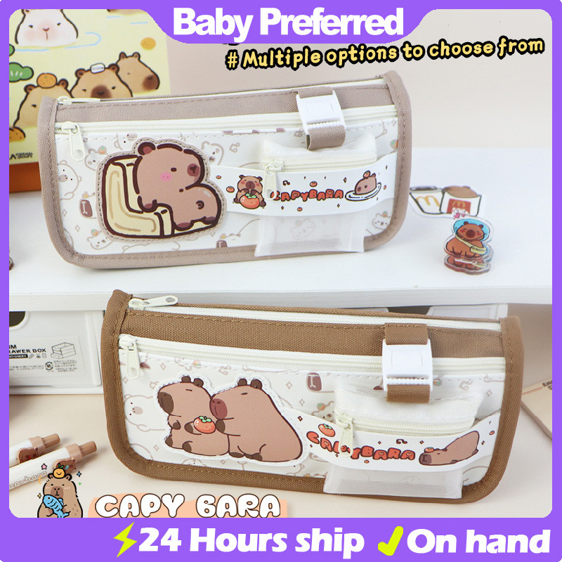 Capybara Pencil Case Gift For Girls Cute Cartoon Pencil Box Student ...