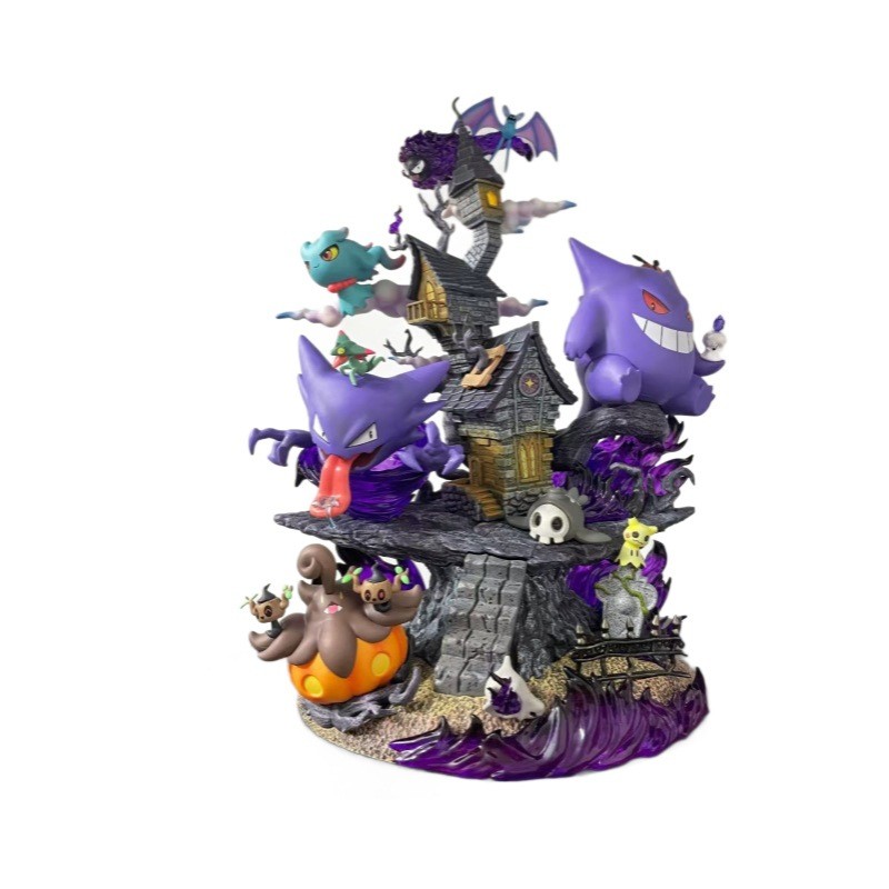 Pokeman GK Ghost-Type Family Set Gengar Haunter Mimikyu Misdreavus ...