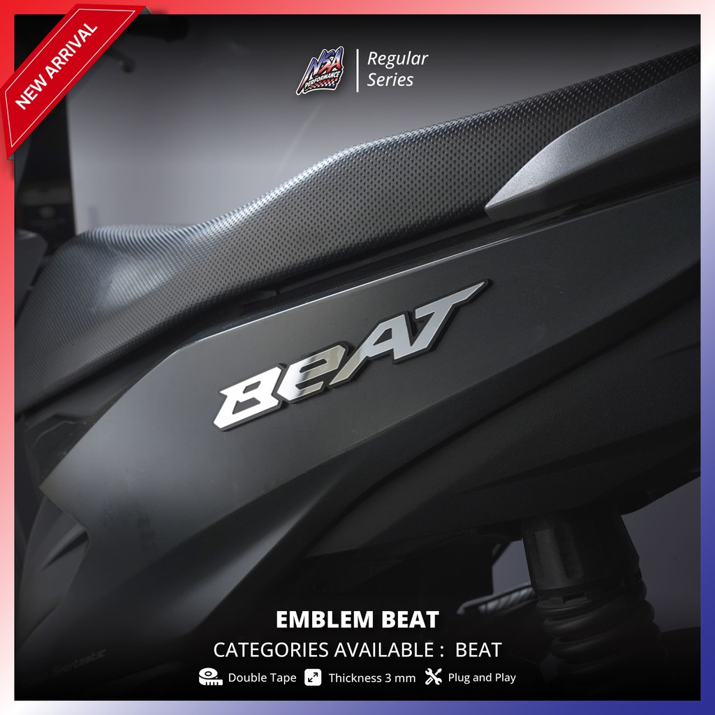 Emblem Beat Embossed 2PCS Logo beat Embossed Beat Mirror Anti Rust Beat ...