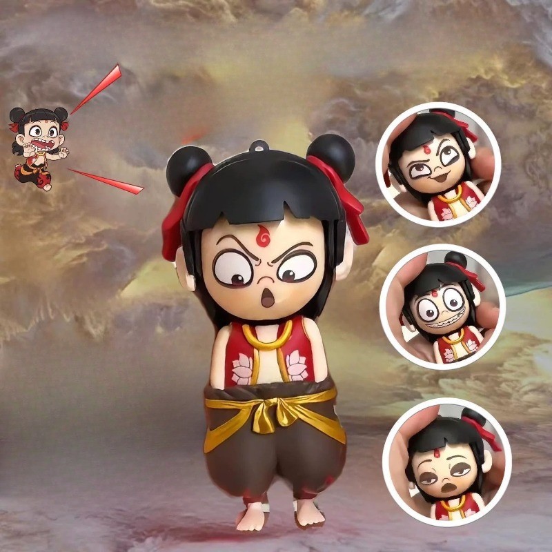 Chinese Anime Nezha Face Changing Toy Nezha2 PVC Figure | Shopee ...
