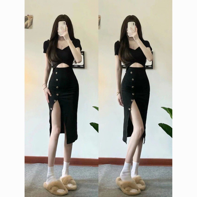 maxi gown formal wrap around dress long dress with slit side top bodycon semi filipiniana modern ...