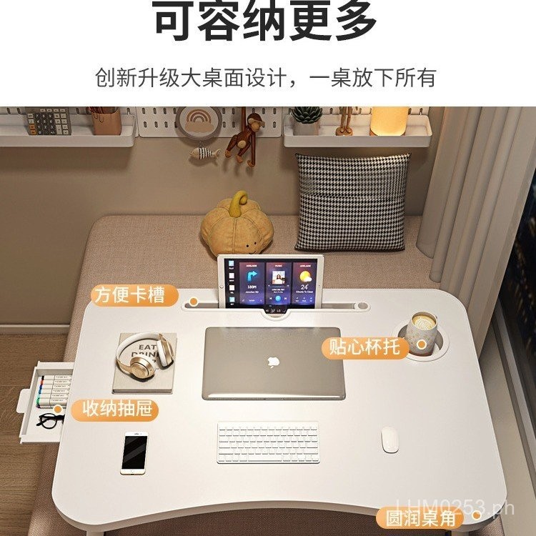 Foldable Study Desk for Students, Laptop Desk, Desk Table, Notebook ...