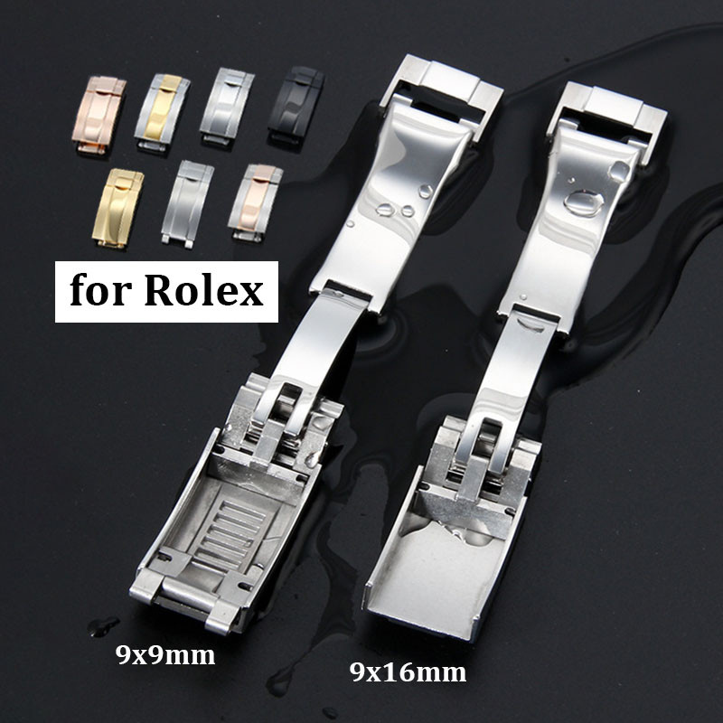 High Quality 316L Stainless Steel Watch Buckle for Rolex Daytona Submariner GMT Adjust Fine ...