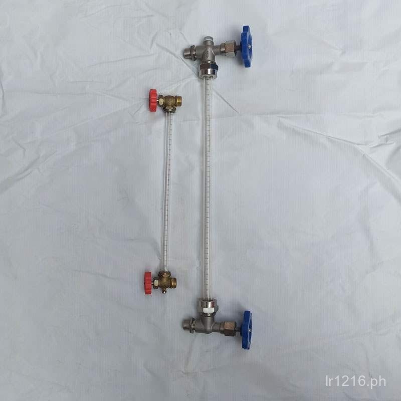Glass Tube Cock Water Tank Boiler Scale Indicator Acrylic Liquid Level ...