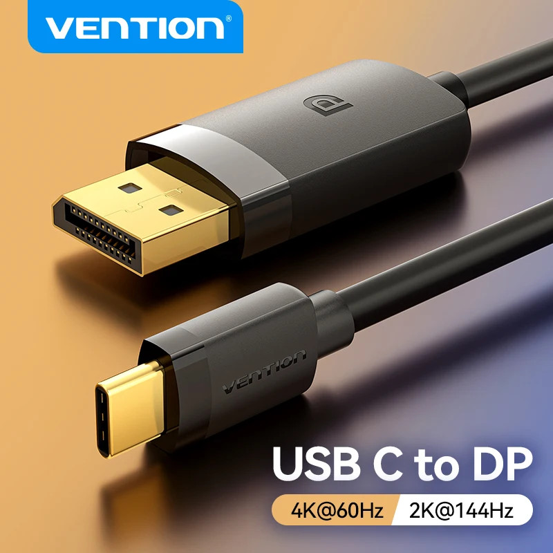 Vention 4K USB C to DP Cable USB Type C to 8K/60Hz DisplayPort Cable ...