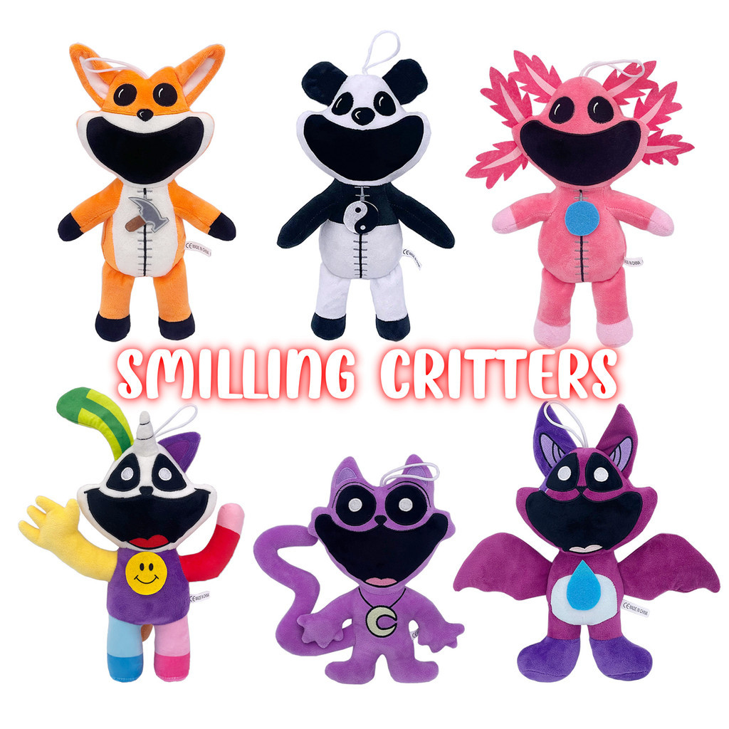 Smiling Critters Plush Toy Smiling Critters Catnap Accion Doll Soft Toy ...