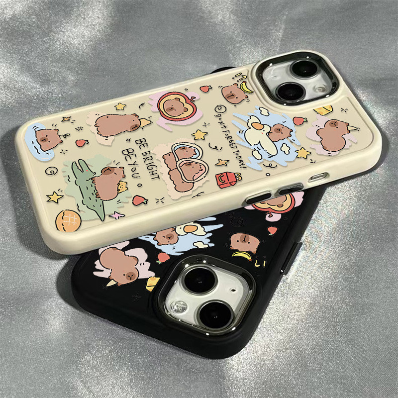 Cute Full Screen Pufferfish Cartoon Pattern Phone Case Compatible for ...