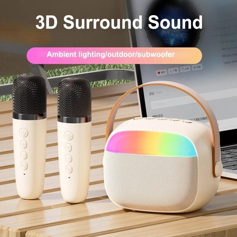 QGeeM Children's Music Toy Bluetooth Speaker Wireless Microphone Audio ...