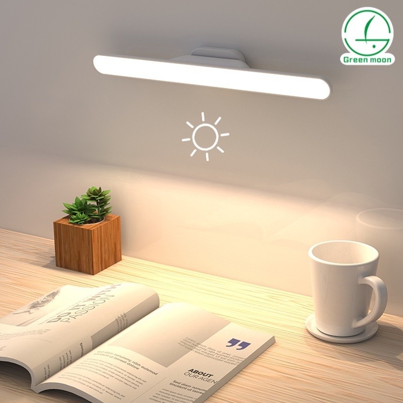 GM Hanging LED Magnetic Lamp Rechargeable Desk Lamp Step less Dimming ...