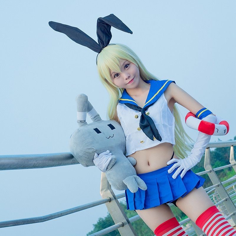 Kantai Collection shimakaze cosplay Fleet Ship Girl Collection Shima ...