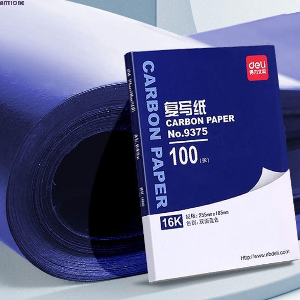 ANTIONE 100 Sheets Carbon Paper, Double-sided Carbonless Transfer ...