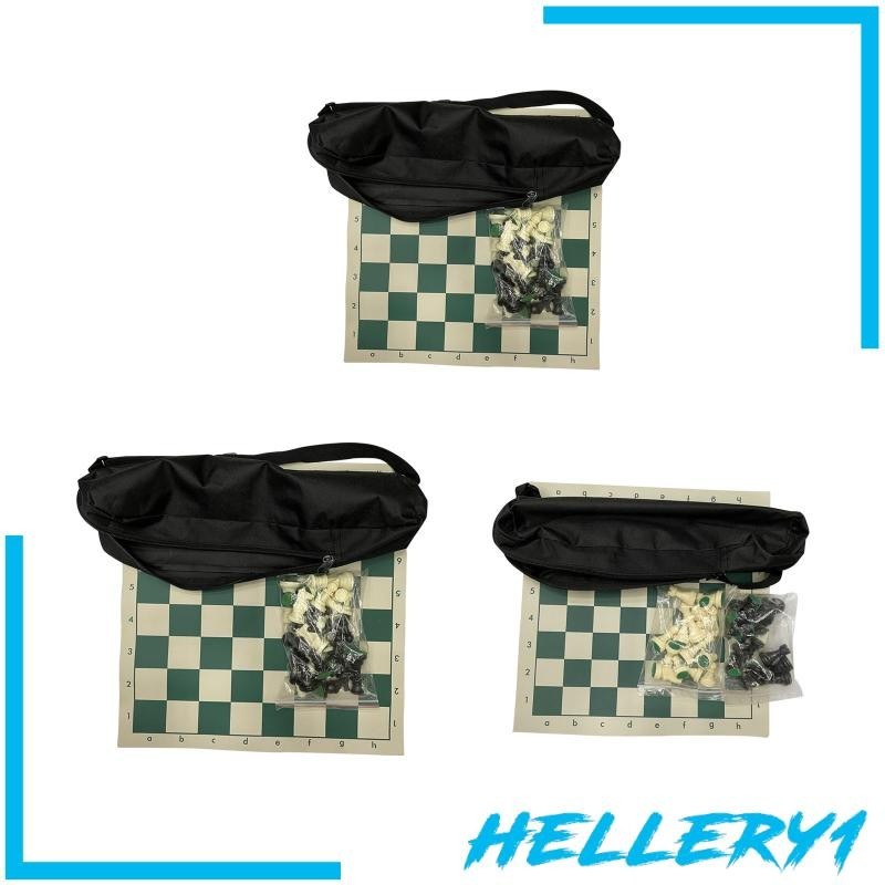 [Hellery1] Portable Chess Set,Chess Pieces,Lightweight Travel Chess Set ...