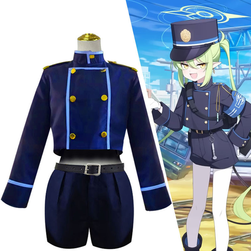 Blue Archive cosplay costume Sunaokami Shiroko cosplay Set and wig ...