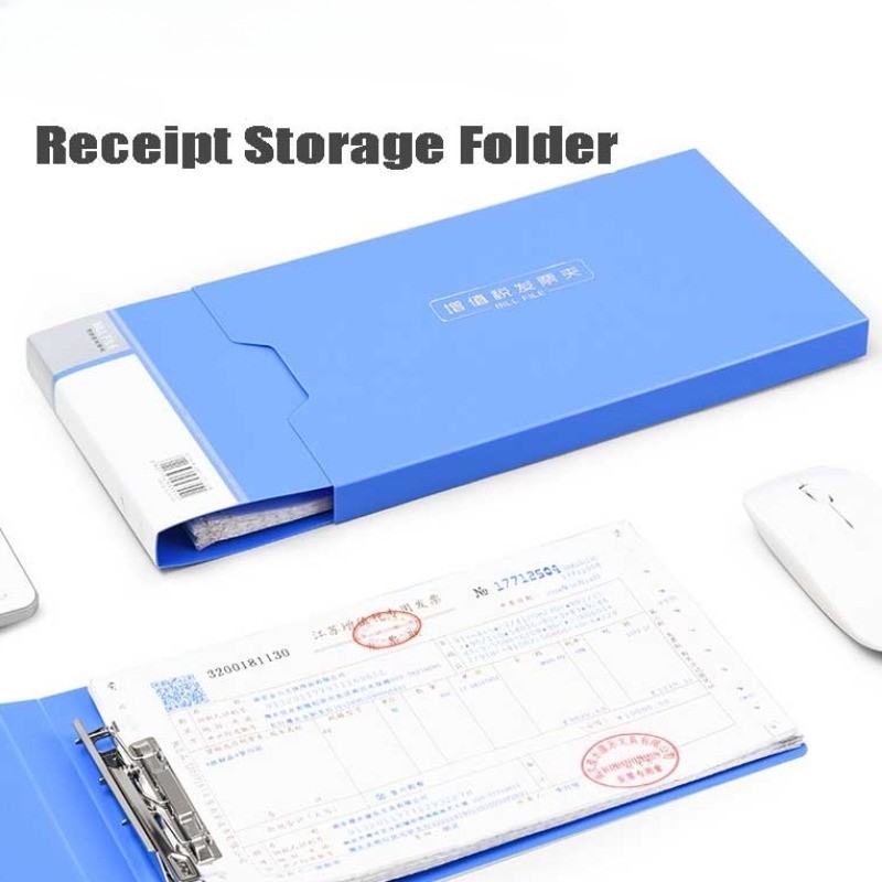 【Fast Delivery】Portable Invoice Receipt Bill Holder Receipt Storage ...