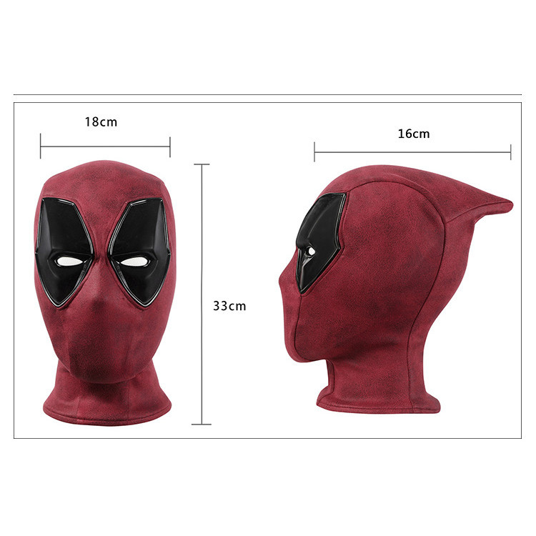 Deadpool Cosplay Wade Winston Wilson Leather Mask Costume Submarine ...