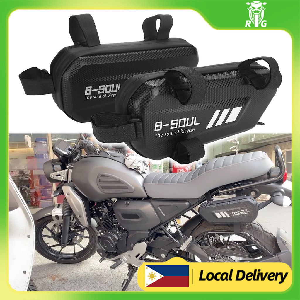 RGMOTOR Universal Waterproof Motorcycle Side Bag For Click XSR155 ...