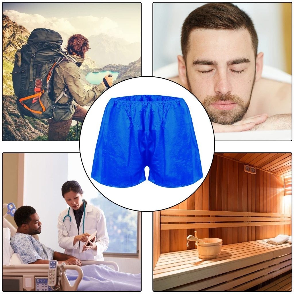 100Pcs/set Disposable Men Massage Shorts For Bath / Sauna / Massage ...
