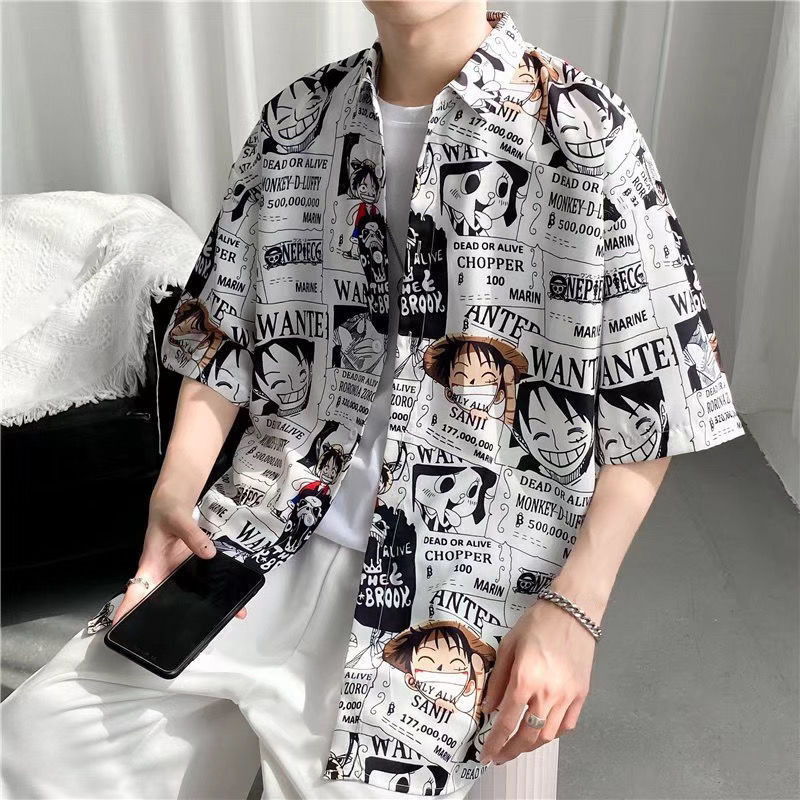 Pirate King Lufei Handsome Youth Short Young Men And Women Wind Loose ...
