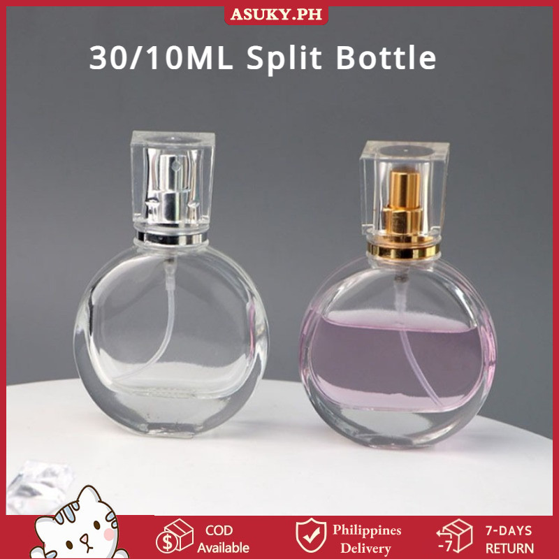 10/30ML Glass Spray Bottle Perfume Alcohol Liquid Container Travel ...