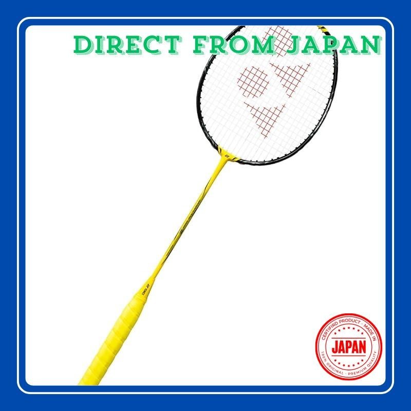 【Japan】YONEX Badminton Racket Nanoflare 1000Z w/ Dedicated Case Made in Japan Lightning Yellow ...