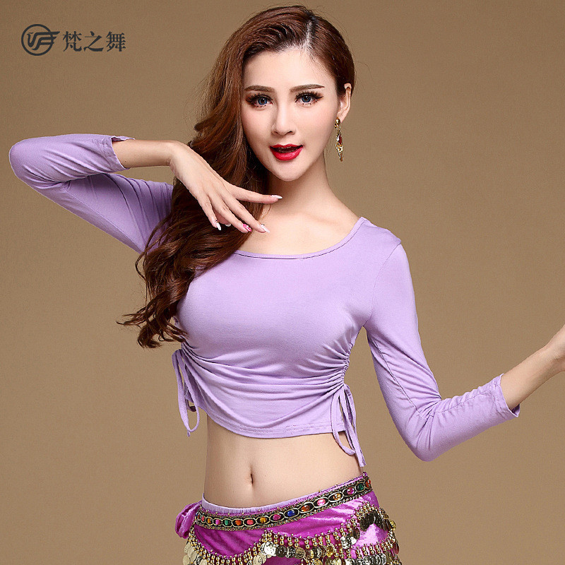 Brahma Dance Spring Summer Belly Dance Half-Sleeved Top Belly Dance ...