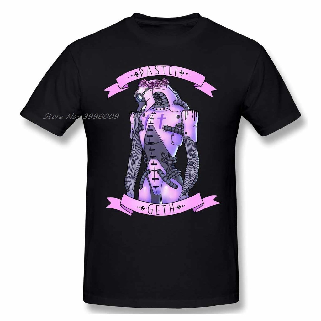 Pastel Geth Tshirt Funnys Mass Effect Clothes Humor T Cotton Shopee Philippines