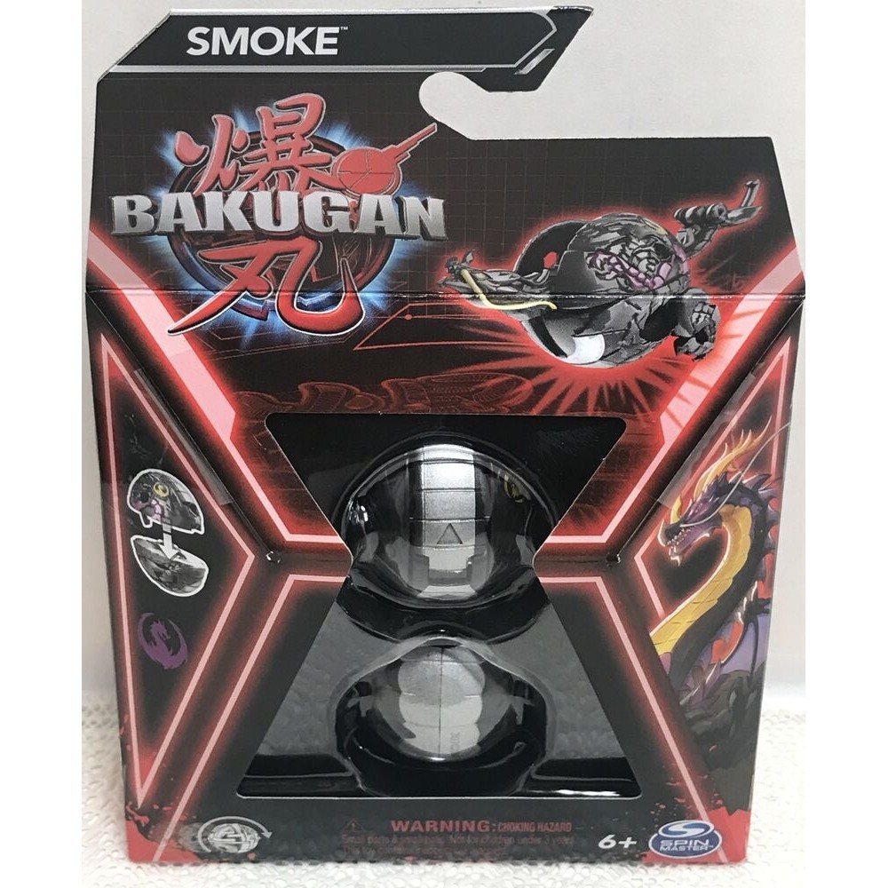 Black Smoke Bakugan 2023 Generation 3 Brand New Dragon Rare Spinmaster ...