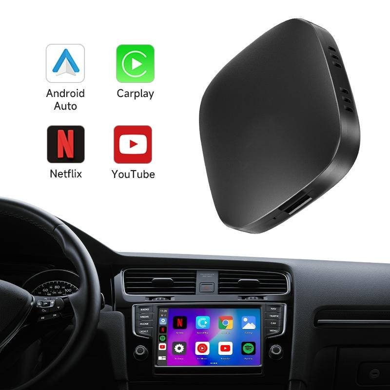 3 in 1 apple carplay box 2G+16G android wired to wireless carplay ...