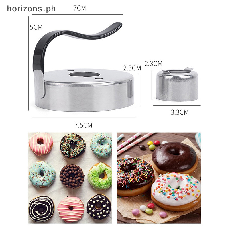 [HOT] Stainless Steel Donut Mould Donut Cutter For Mousse Ring Fondant ...
